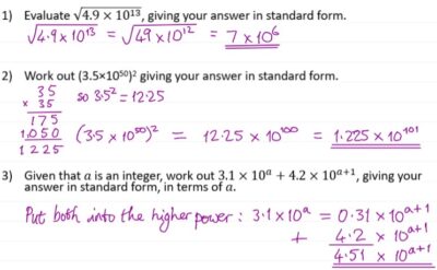 How to do calculations with Standard Form for GCSE Maths | B28 Maths Tutor