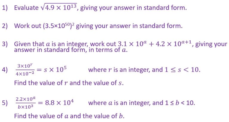 How to do calculations with Standard Form for GCSE Maths | B28 Maths Tutor